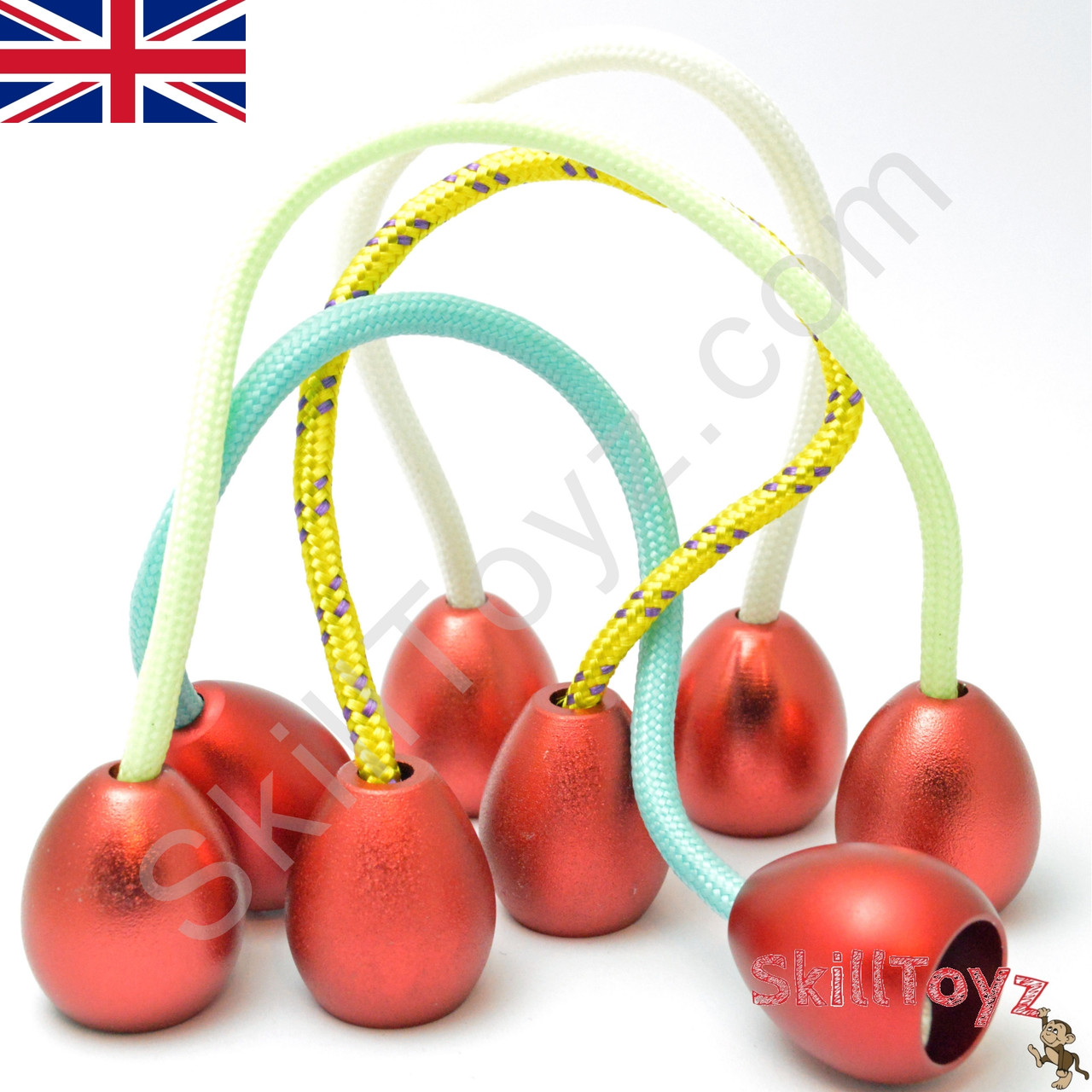 Greek Begleri Fidget Toy Pear Drop Edition Red - SkillToyz