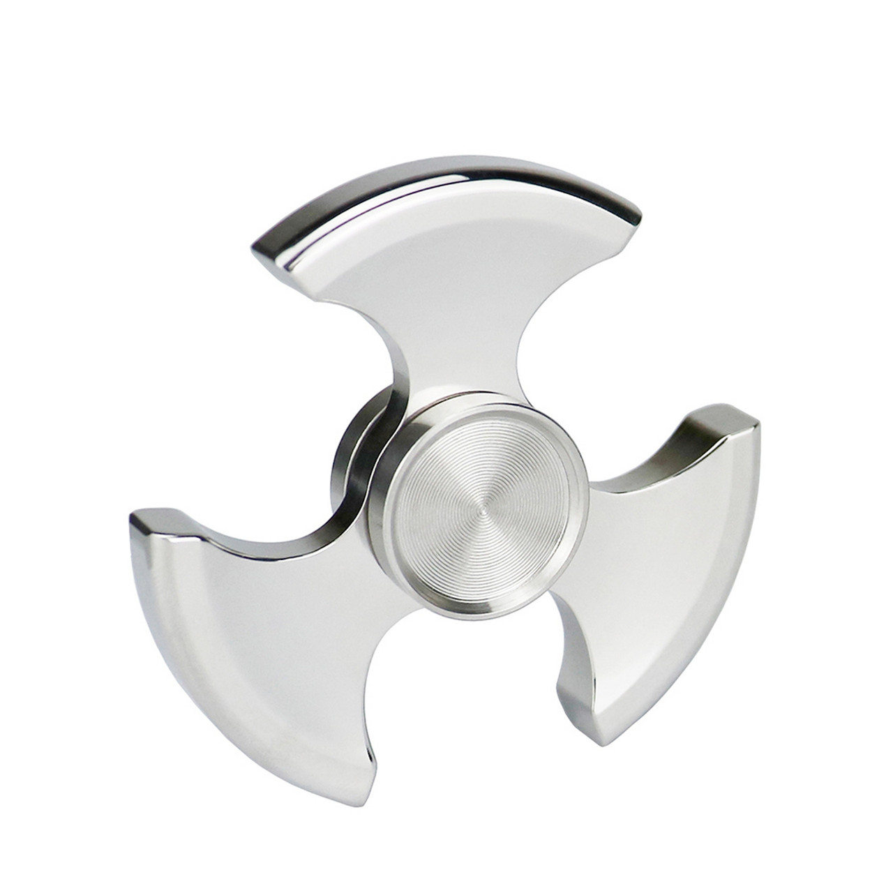 Whirlwind Premium Stainless Steel Finger Spinner Polished - SkillToyz