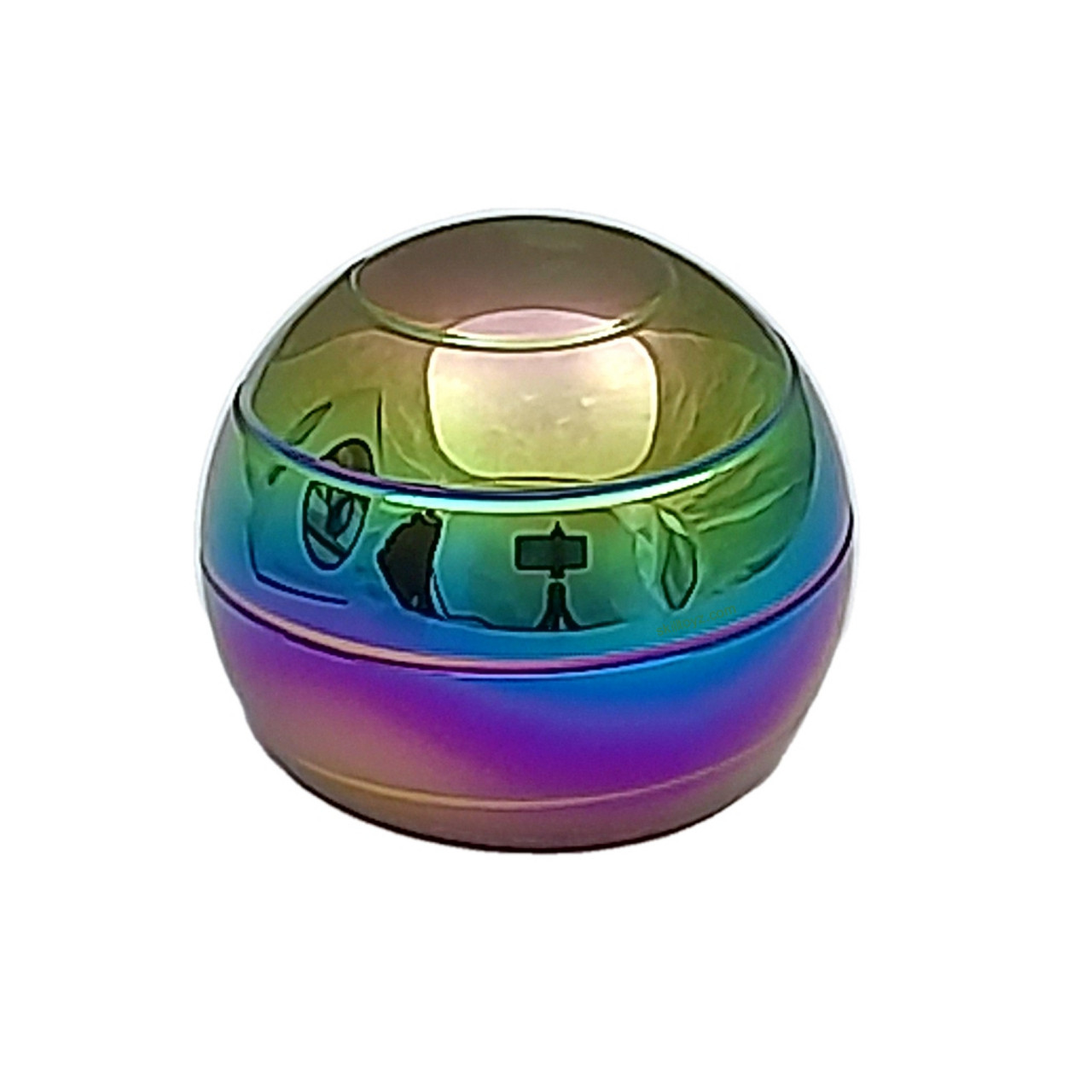 Premium Desk Top Executive Spin Sphere Small Rainbow - SkillToyz