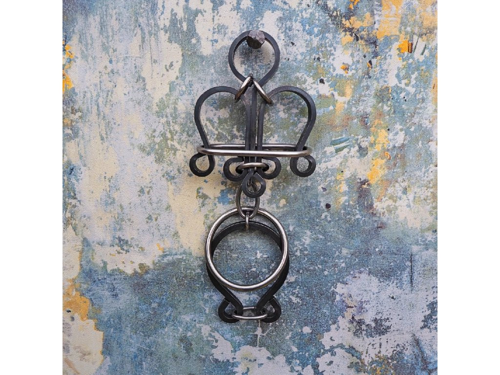 Kovarna Mostek Hand Made Steel Puzzle - Black Knight - SkillToyz