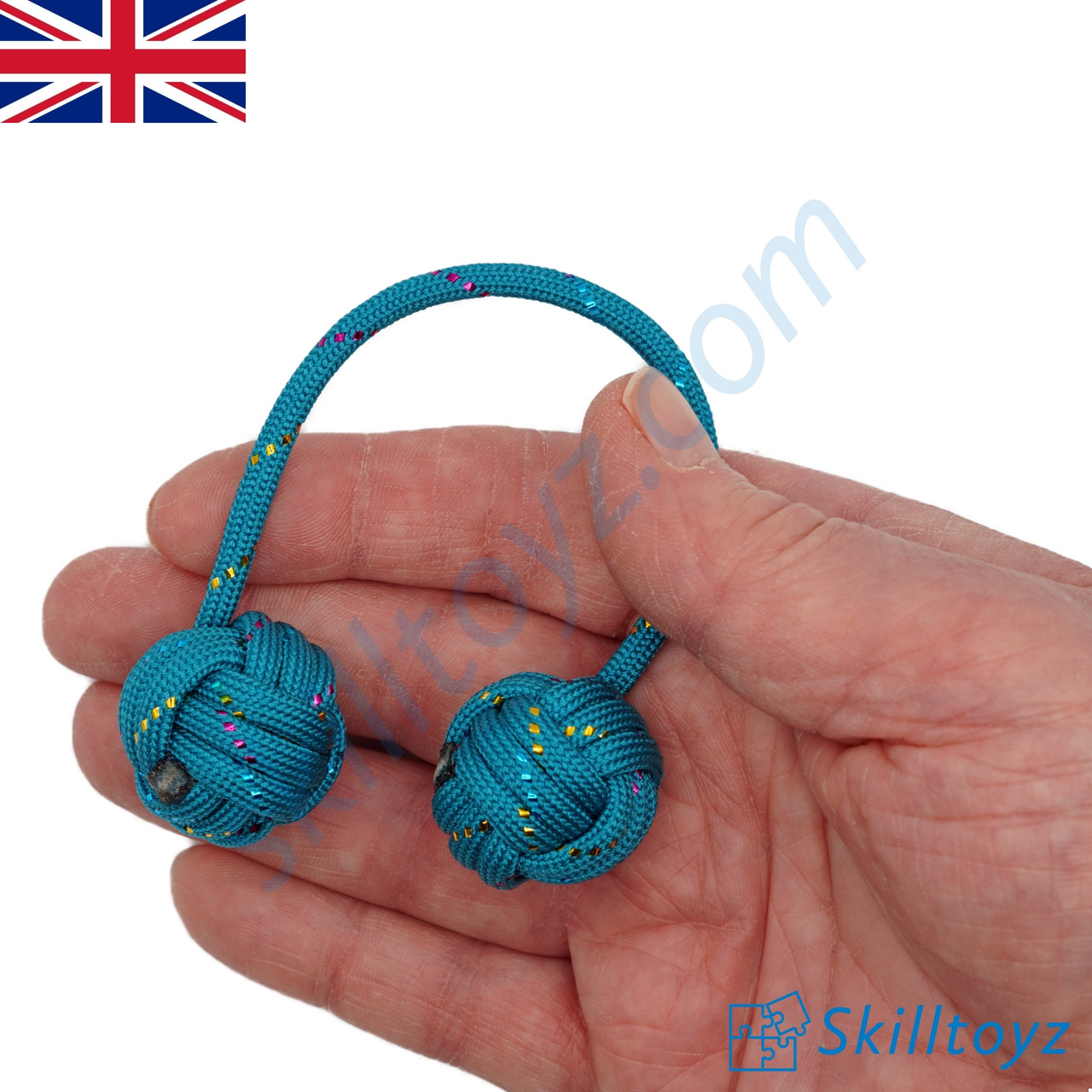 Monkey Fist Begleri 5 Inch Glitter Blue Edition - SkillToyz