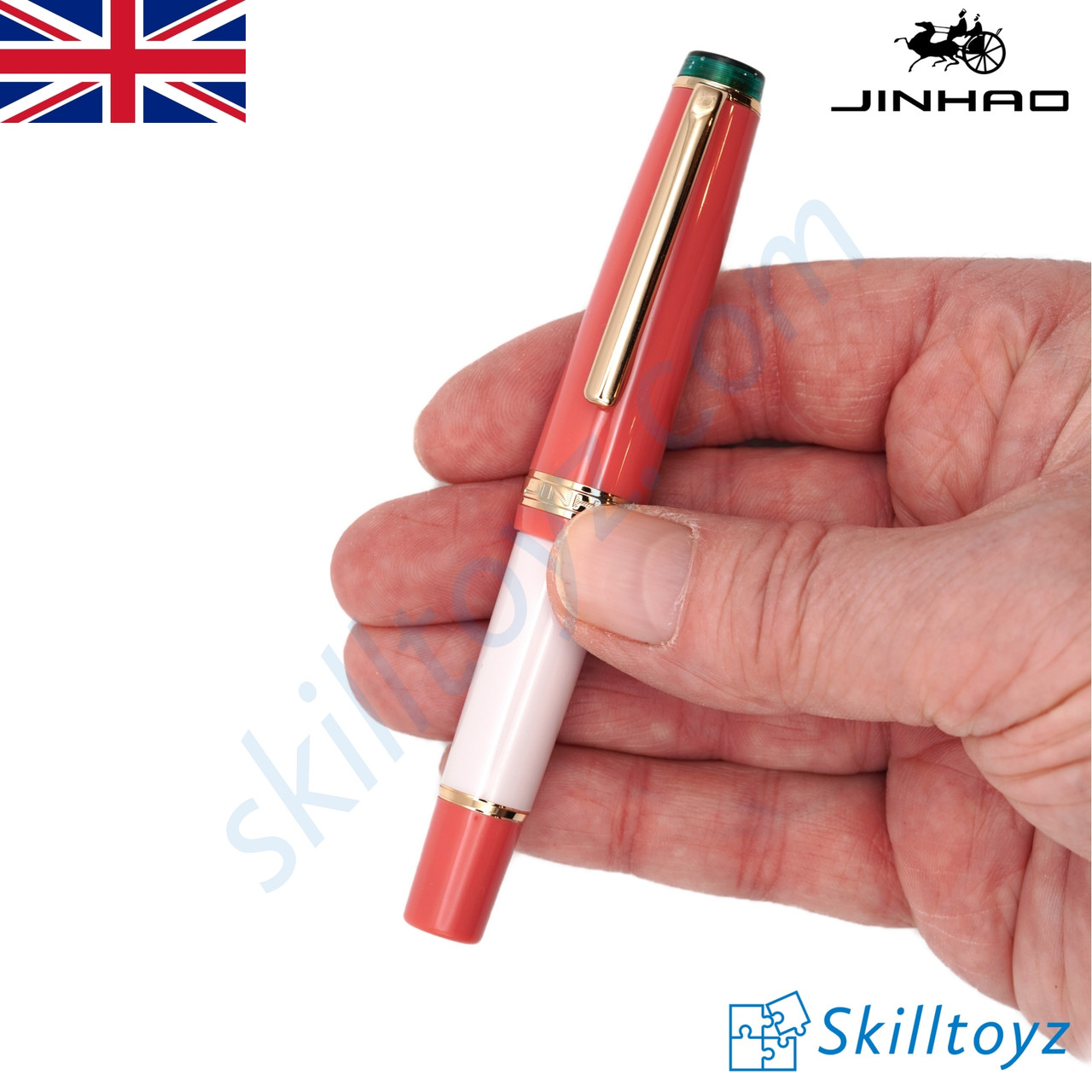 Jinhao 82 Mini Fountain Pen EF Nib Guava - SkillToyz