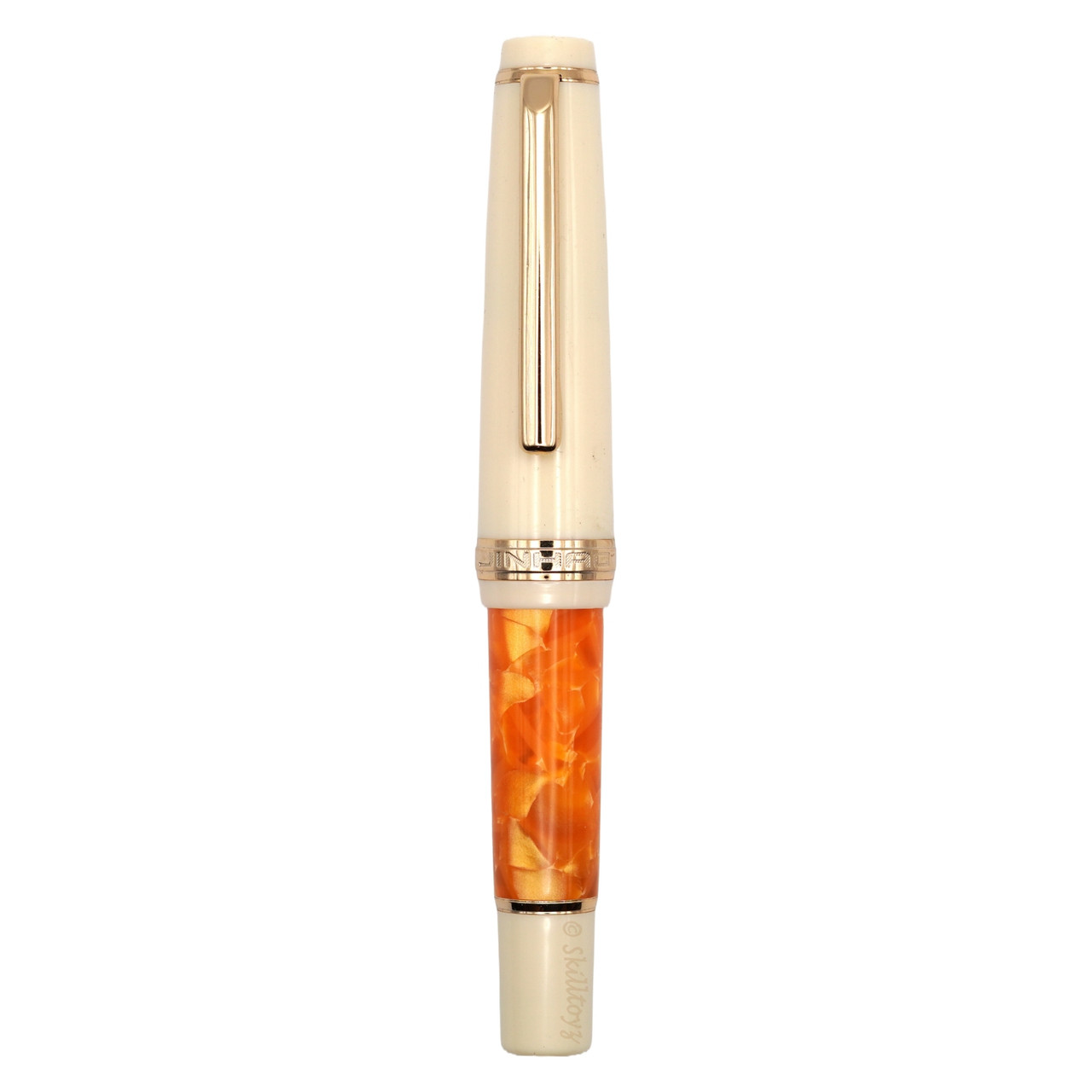 Jinhao 82 Mini Fountain Pen EF Nib Gold Stone Acrylic - SkillToyz