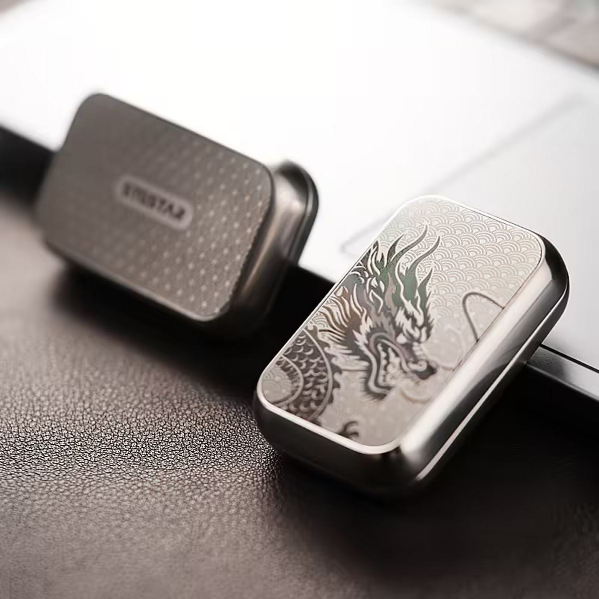 Spystar Infinite Magnetic Slider Fidget EDC Dragon Edition Silver ...