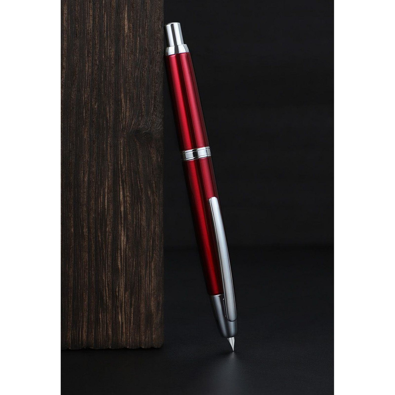 Jinhao 10 Series Retractable Fountain Pen F Nib Gloss Red - SkillToyz