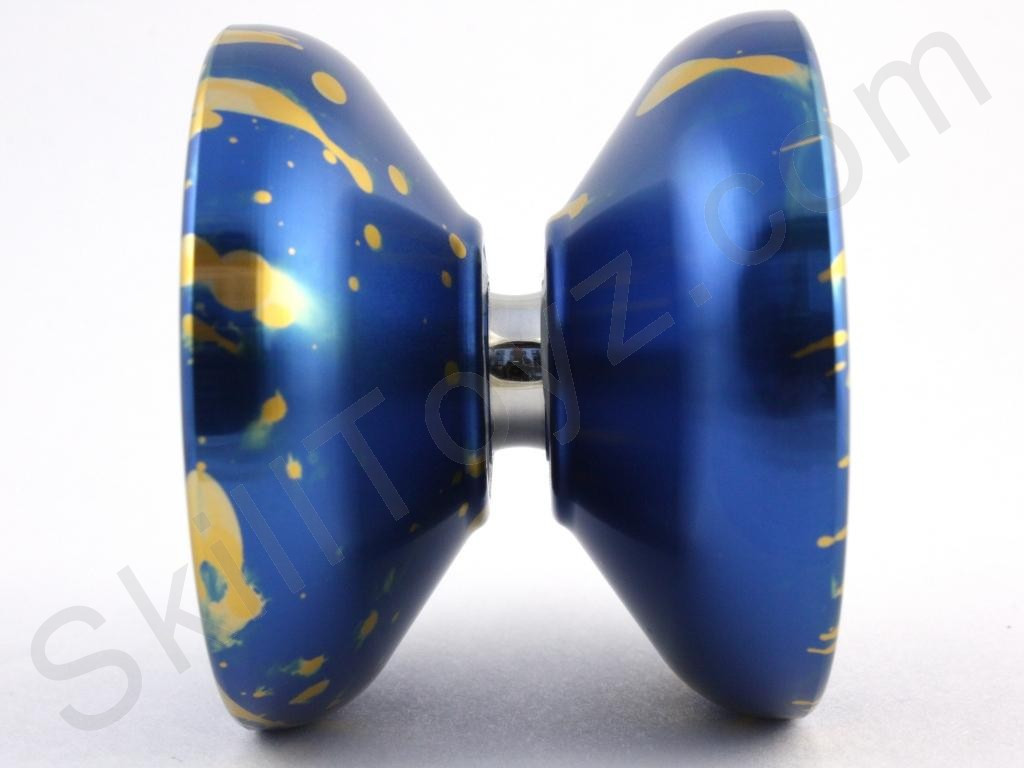Euro-Yo Stellar Yo-Yo Blue with gold splash