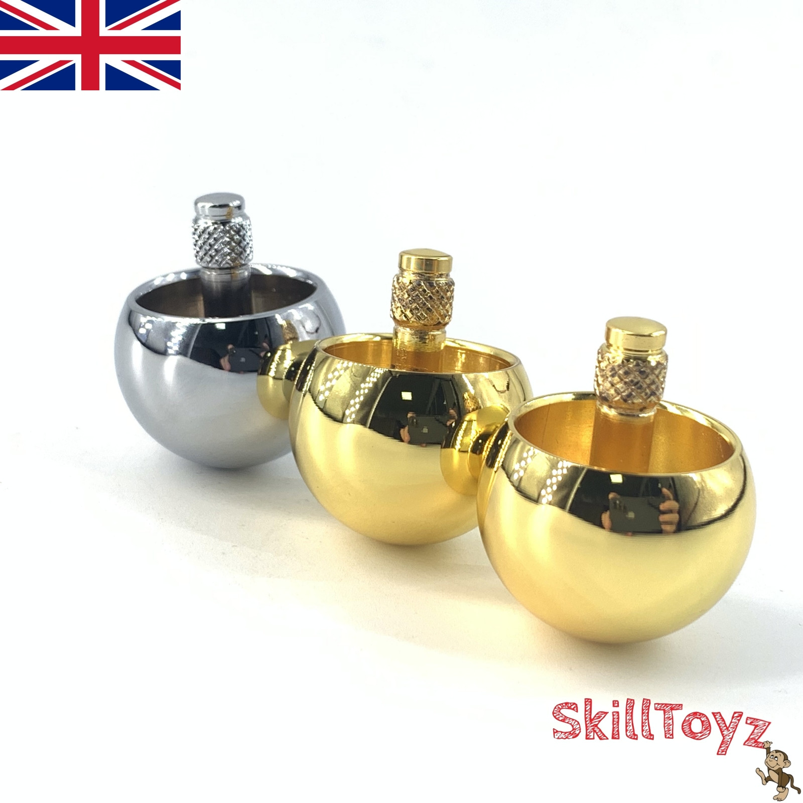 Fidget Toys - Metal Spin Tops - SkillToyz