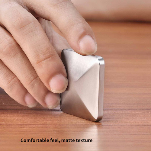 Flip Over Desk Toy Square Stainless Steel 112g - SkillToyz