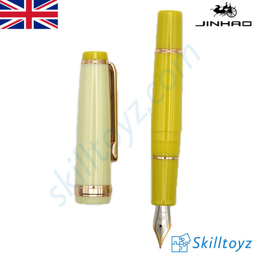Jinhao 82 Mini Fountain Pen F Nib Green Lime - SkillToyz