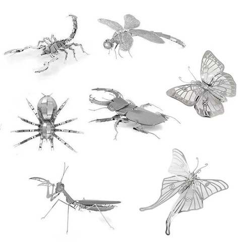 IQ Metal Model Kit Miniature Insect Dragonfly - SkillToyz