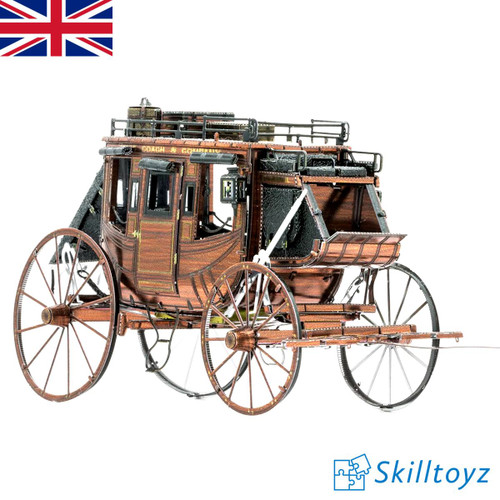IQ Metal Model Kit Miniature Coach (Colour) - SkillToyz