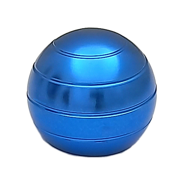 Titanium Finger Spin Top Blue/Black - SkillToyz