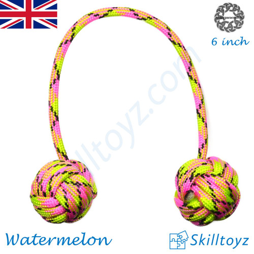 Buy Monkey Fist Paracord Begleri 6 Inch long Lemon and Lime Edition at ...