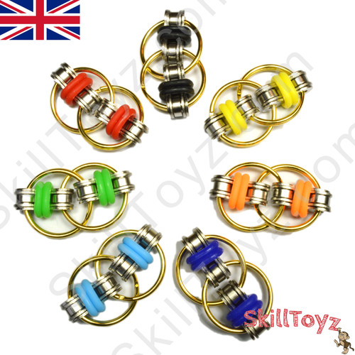Fidget Bike Chain Ring 25mm GOLD - SkillToyz
