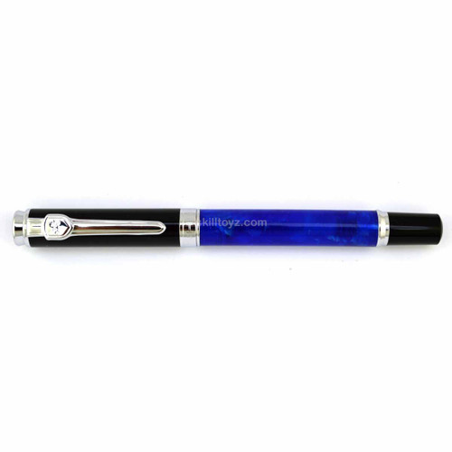Jinhao 8802 Blue Marble Fountain Pen Fine Nib + free ink - SkillToyz