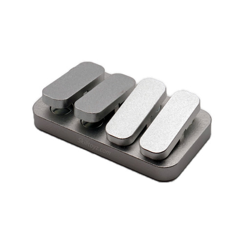 The Piano Magnetic Fidget Clicker Rocker Silver #23 - SkillToyz