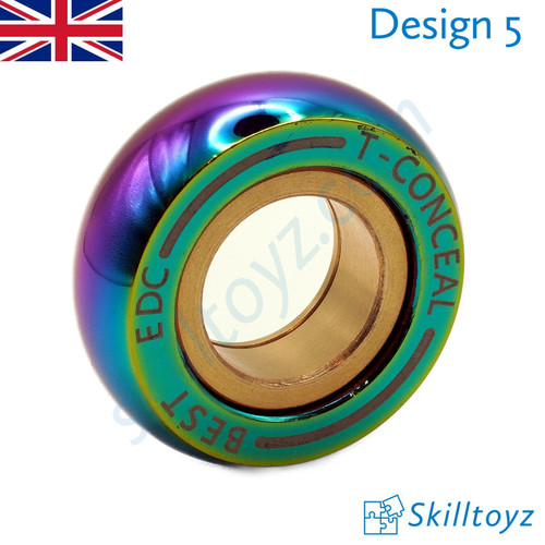 Fidget Ring Magnetic Ratchet Clicker EDC Design 5 - SkillToyz