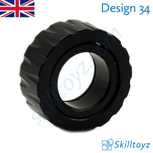 Fidget Ring Magnetic Ratchet Clicker EDC Design 34 - SkillToyz