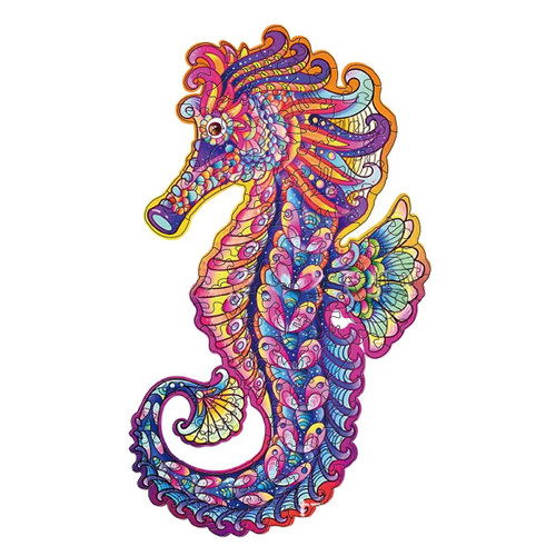 Wooden Jigsaw Puzzle Complex Large A3 Seahorse 1 - SkillToyz