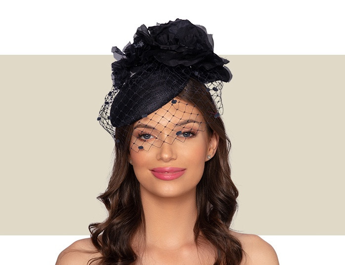 VALENTINA COCKTAIL HAT - Champagne - Gold Coast Couture