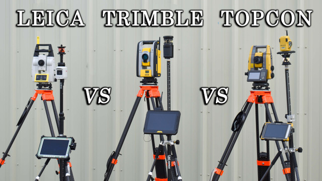 Total Station Comparison: Leica iCR70 iCON vs Trimble RTS873 Fieldlink ...