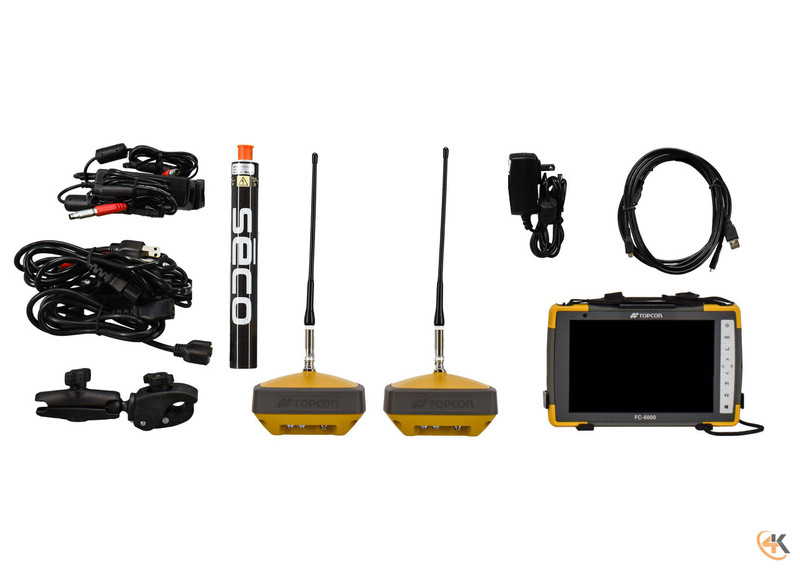 Topcon Dual Hiper VR UHF II Base/Rover Receiver Kit w/ FC-6000 Tablet ...