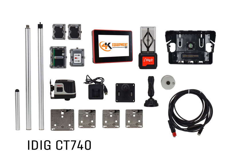 New iDig Connect 2D+ Excavator Grade Control Kit - 4K Equipment LLC
