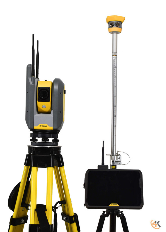 Trimble Ri Construction Layout Robotic Total Station w/ T100 Tablet ...