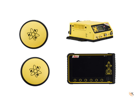 Leica GPS Machine Control Kit w/ MCP80 MC1 Display & ICG82 Control Box ...