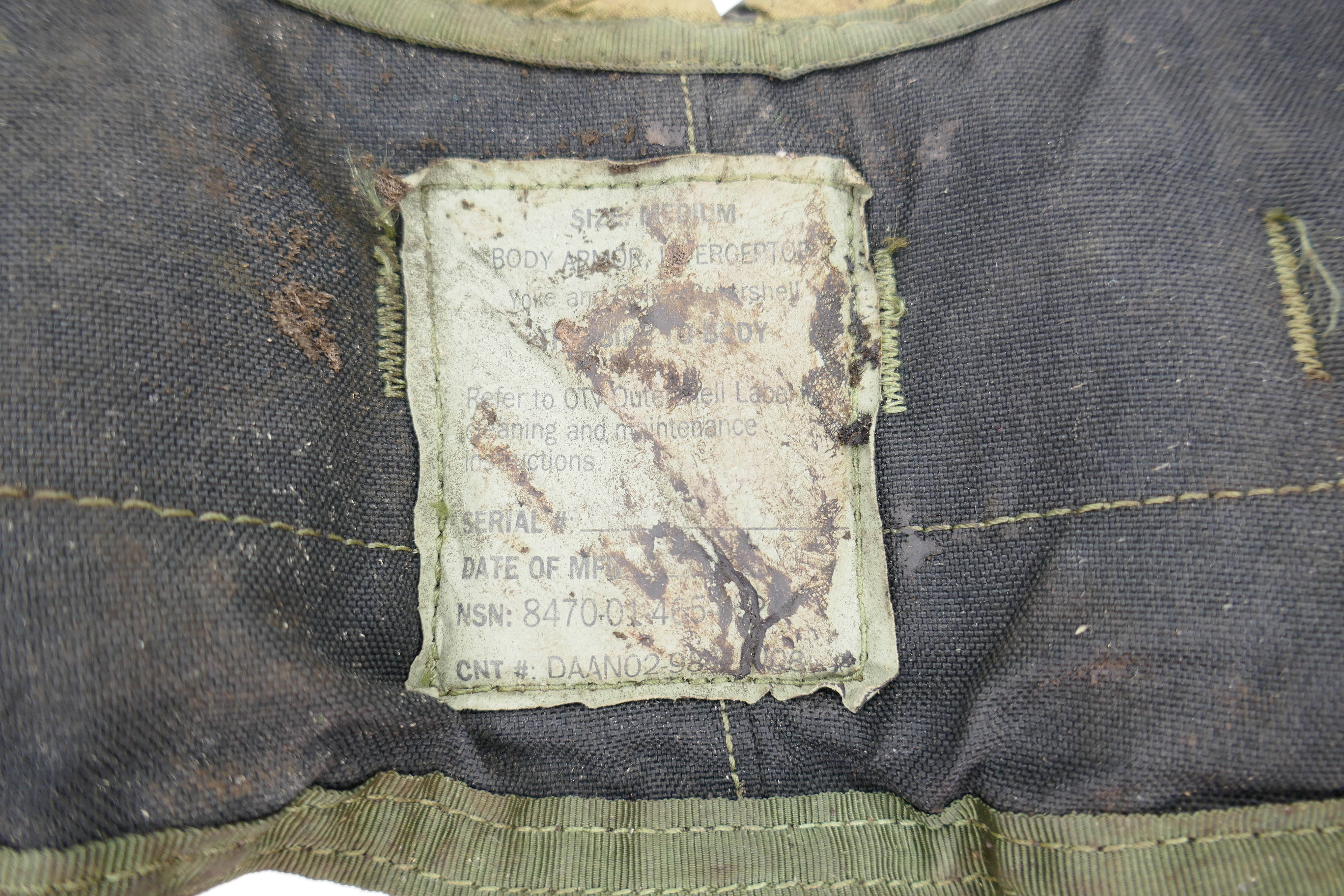 USGI Body Armor Fragmentation Protection Vest