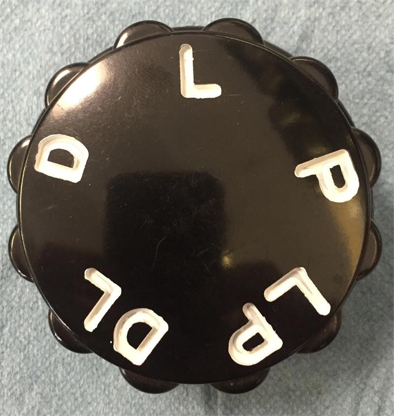 Zenith 420 Dorsal and Lumbar Drop Selector Knob