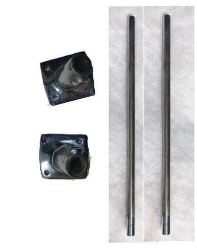 Zenith CI Ankle Slide Rods with Brackets Set