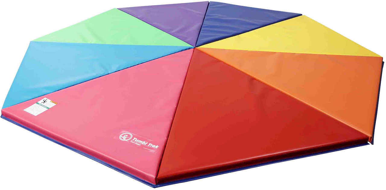Tumbl Trak: Rainbow Pizza Mat