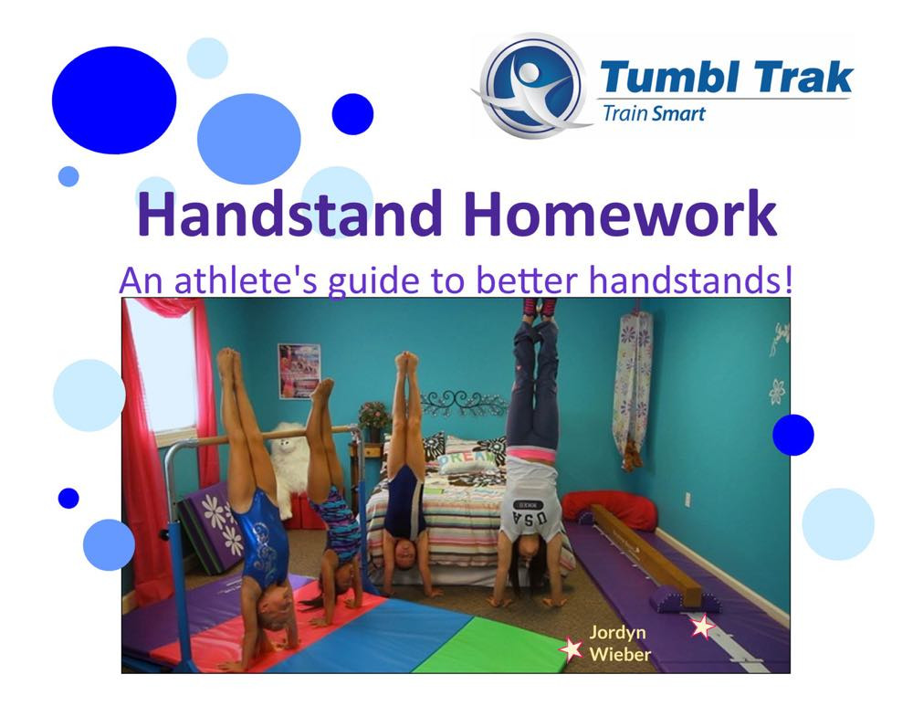 Tumbl Trak: Handstand Homework Book for Exercise And Fitness