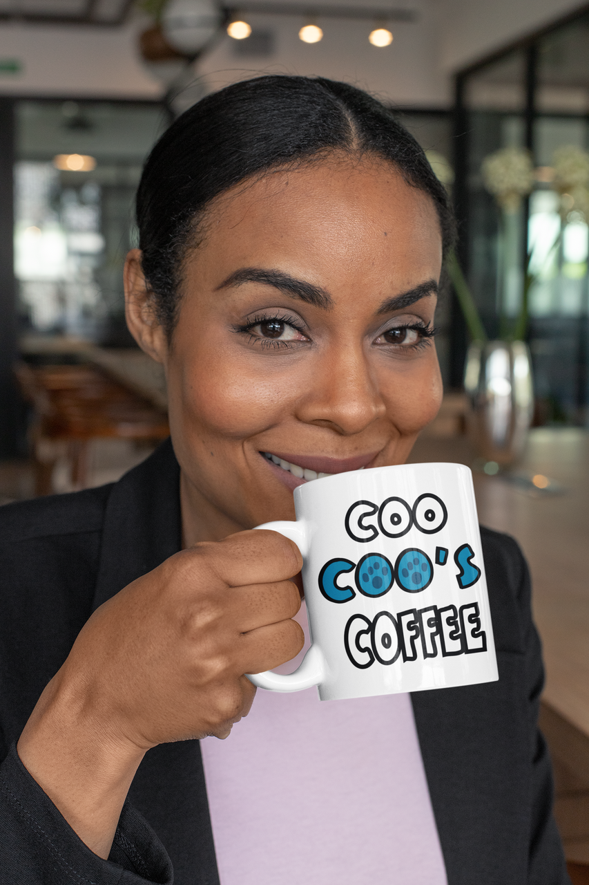 Coo Coo’s Coffee Paw Prints Mug – Pet & Coffee Lovers