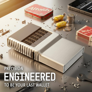 ACM Wallet 3.0 Stealth - RFID Blocking All Aluminum Laser Cut Premium ...