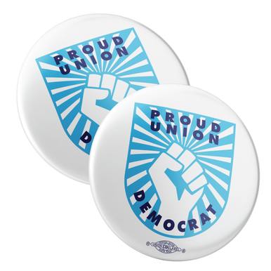 Proud Union Democrat (2.25" Mylar Button -- Pack Of Two!) - Colorado ...