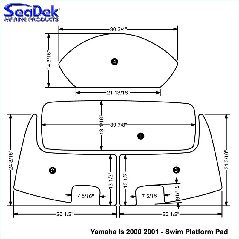 SeaDek Swim Platform Pads for Yamaha Models
