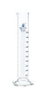 Measuring Cylinder, 500ml - Class B, Tolerance: ±5.00ml - Hexagonal Base - Blue Graduations ...