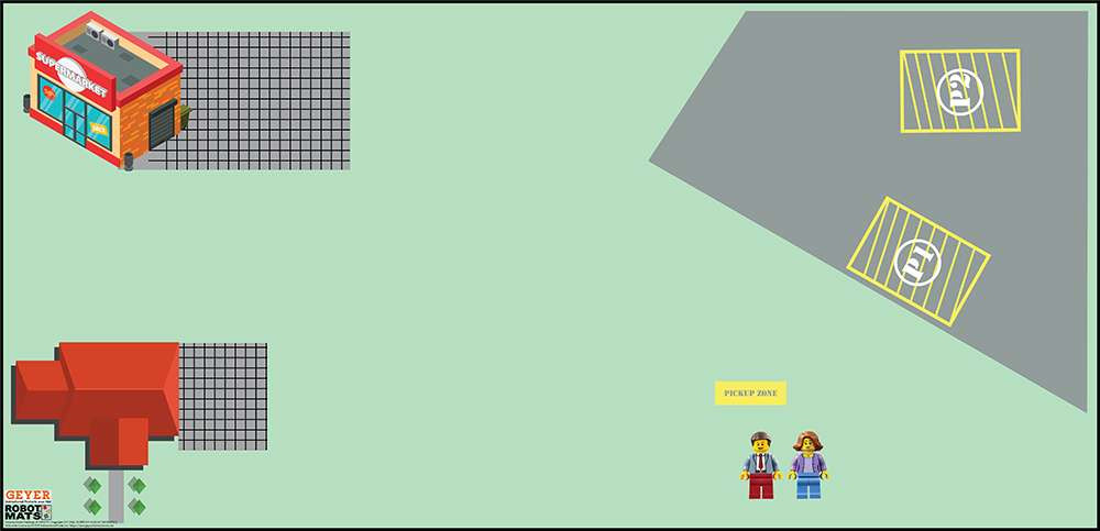 4H Robotics Challenge Mat with Guide, FLL Size 44.75" x 92.75" | Geyer ...