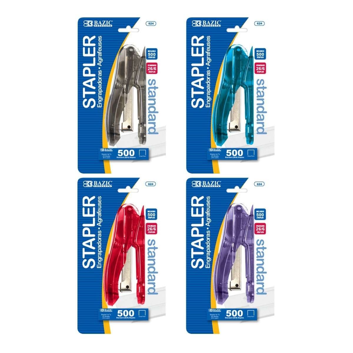 5000 Ct. Standard (26/6) Staples 24 Packs - 224286 | Geyer ...