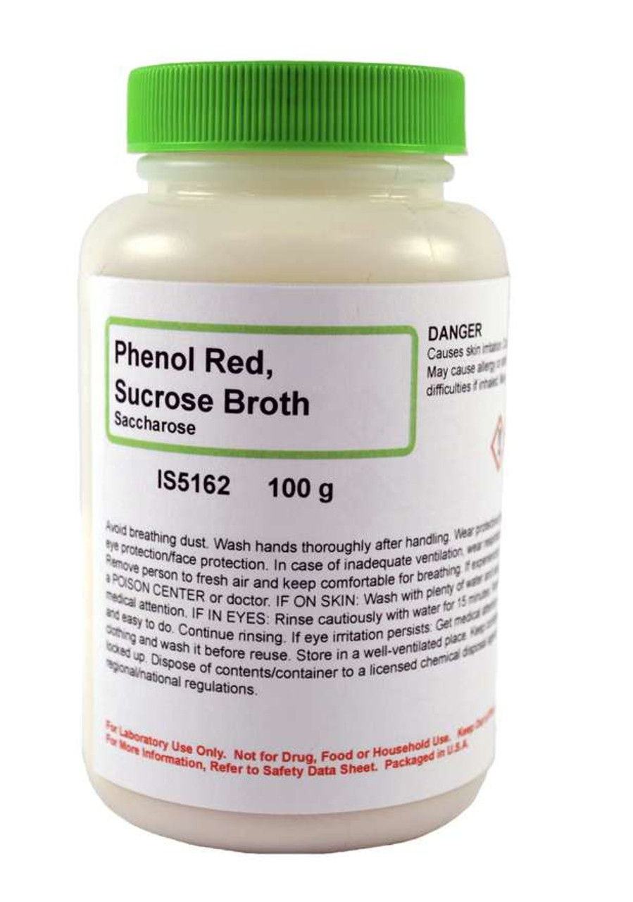 Phenol Red Sucrose Broth 100g 21 Gl Geyer Instructional Products