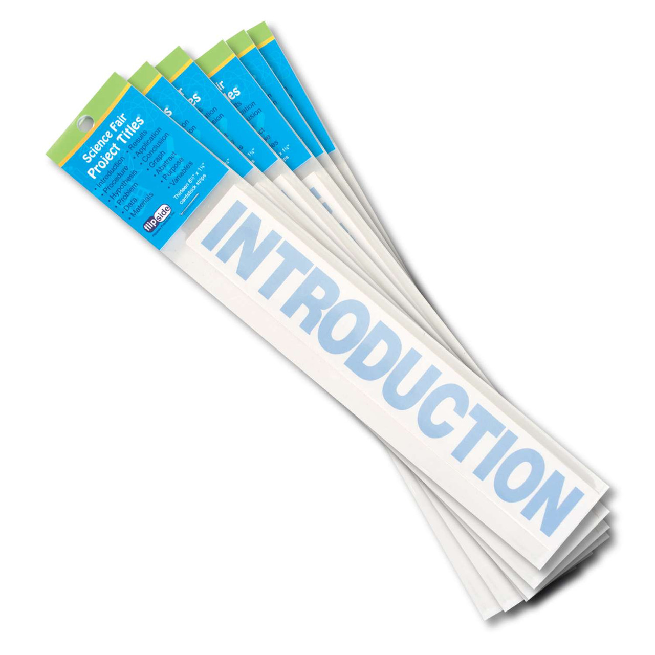 Sky Blue Science Fair Titles Pack of 24 | Geyer Instructional Products