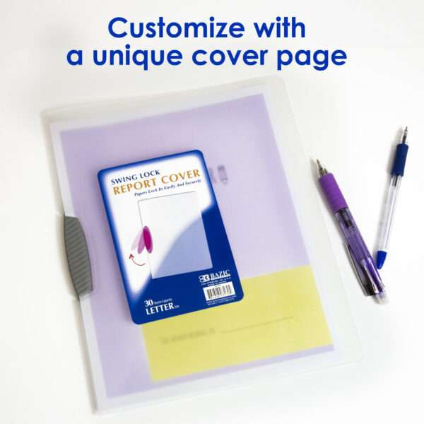 Translucent Swing Lock Report Cover 48 Pack | Geyer Instructional Products
