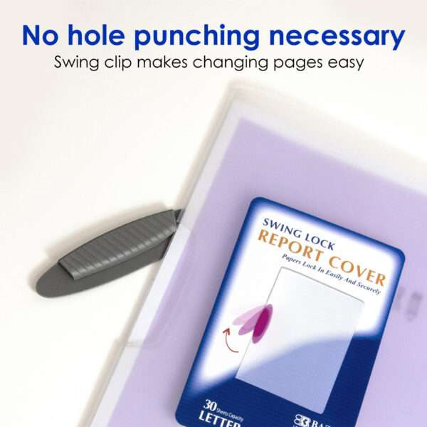 Translucent Swing Lock Report Cover 48 Pack | Geyer Instructional Products