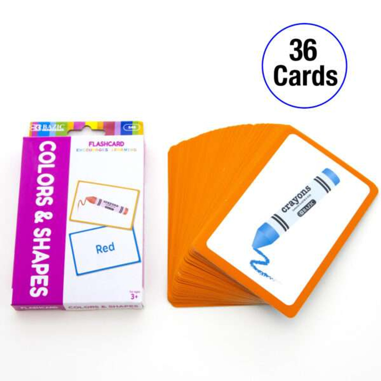 Colors Preschool Flash Cards (36/Pack) 24 Pack | Geyer Instructional ...