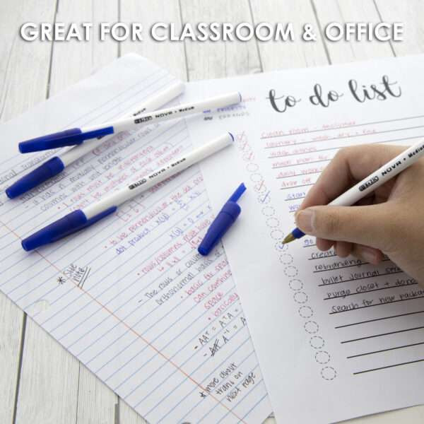 Nova Blue Color Stick Pen (12/Pack) 24 Pack | Geyer Instructional Products