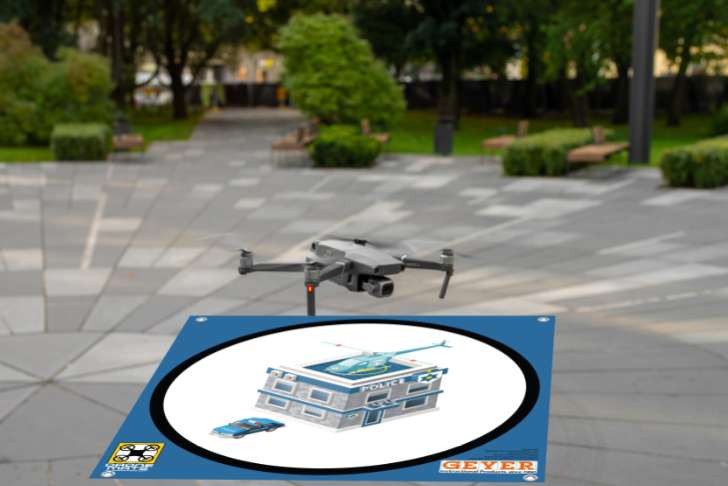 Drone Target Pad, Building Mat, Police Station (Various Sizes and ...