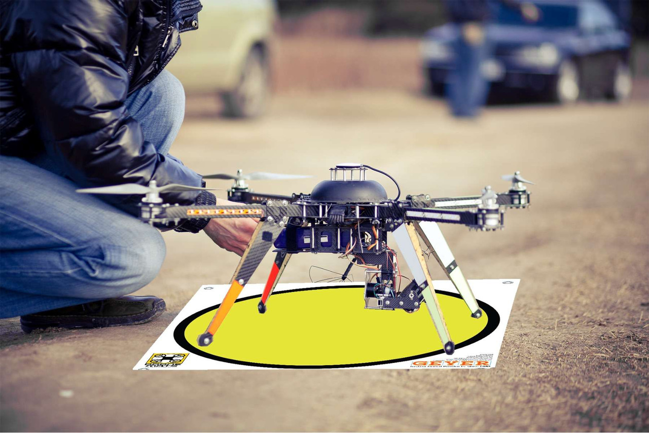 Drone Landing Pad, Color Target Dot, Yellow (Various Sizes and ...