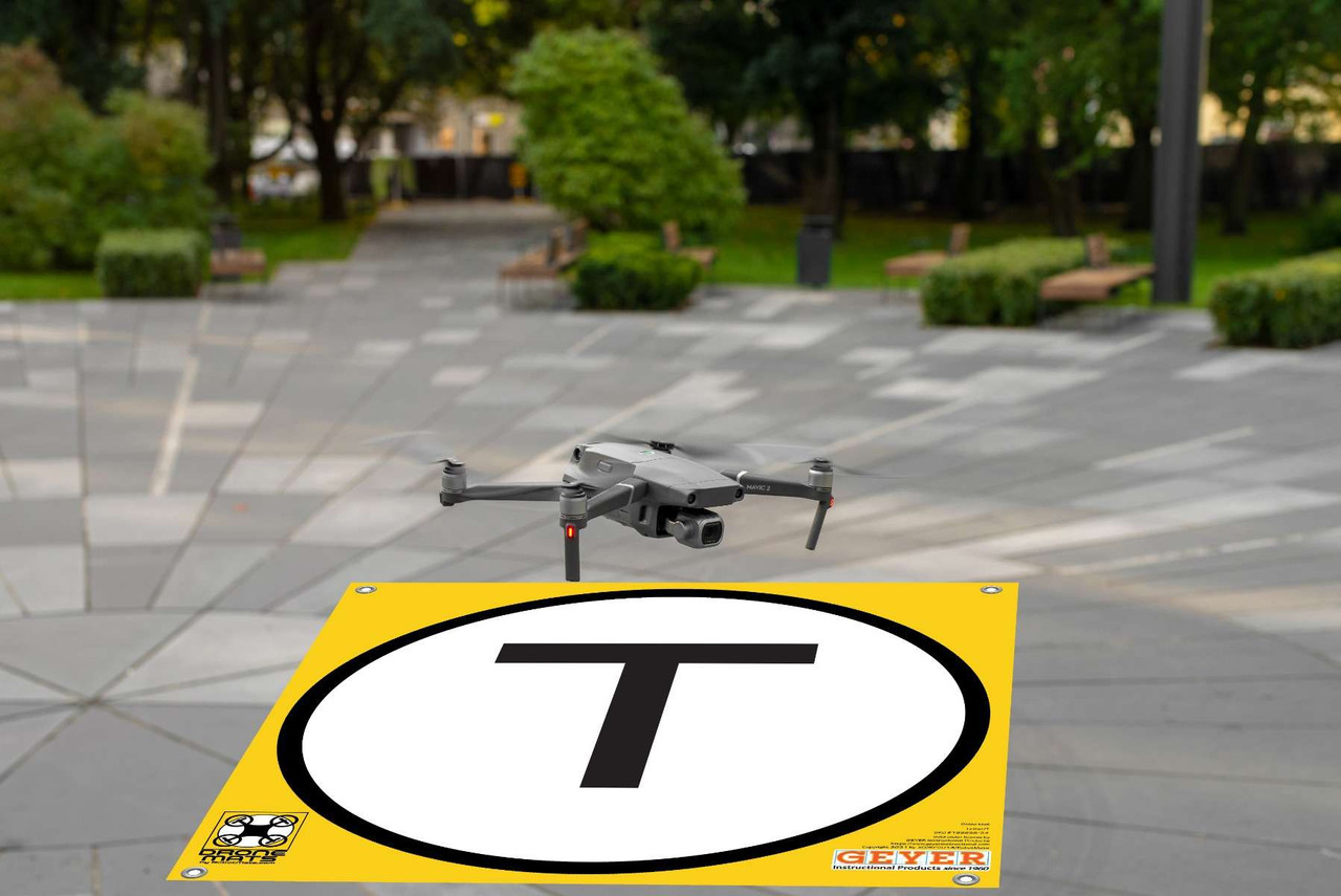 Drone Landing Mat, Letter Target Dot, T (Various Sizes and Substrates ...